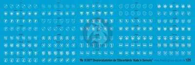 Peddinghaus 1/35 German Waffen-SS Division Insignia and Emblems WWII ...