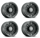 Set 4 17" Vision Off-Road 403 Tactical Satin Black Wheels 17x10 8x6.5 ...