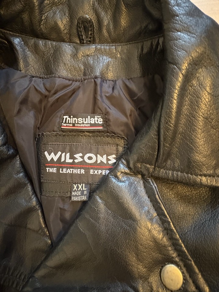 Wilson’s Leather Thinsulate Motorcycle Biker Riding Jacket XXL | eBay
