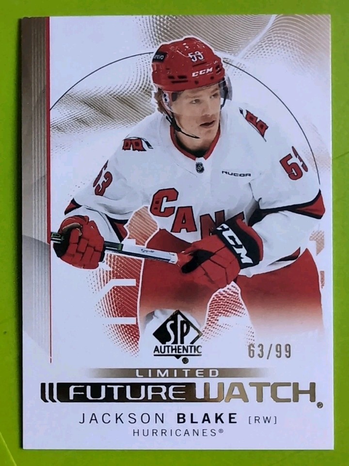 JACKSON BLAKE LOT 2 ROOKIE CARD 2024-25 ALLURE AUTOGRAPH & RC BASE #143 ...