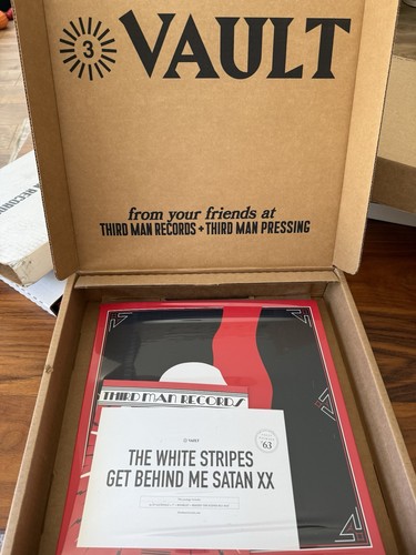 THIRD MAN VAULT #63! GET BEHIND ME SATAN XX WHITE STRIPES! COMPLETE ...