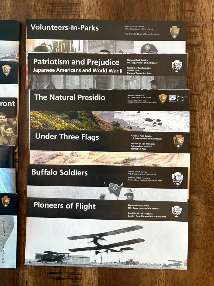 National Park Service - All 9 San Francisco Bay Area Parks Unigrid Maps ...