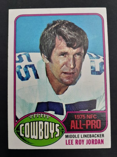 Lee Roy Jordan 1976 Topps # 490 Cowboys | eBay