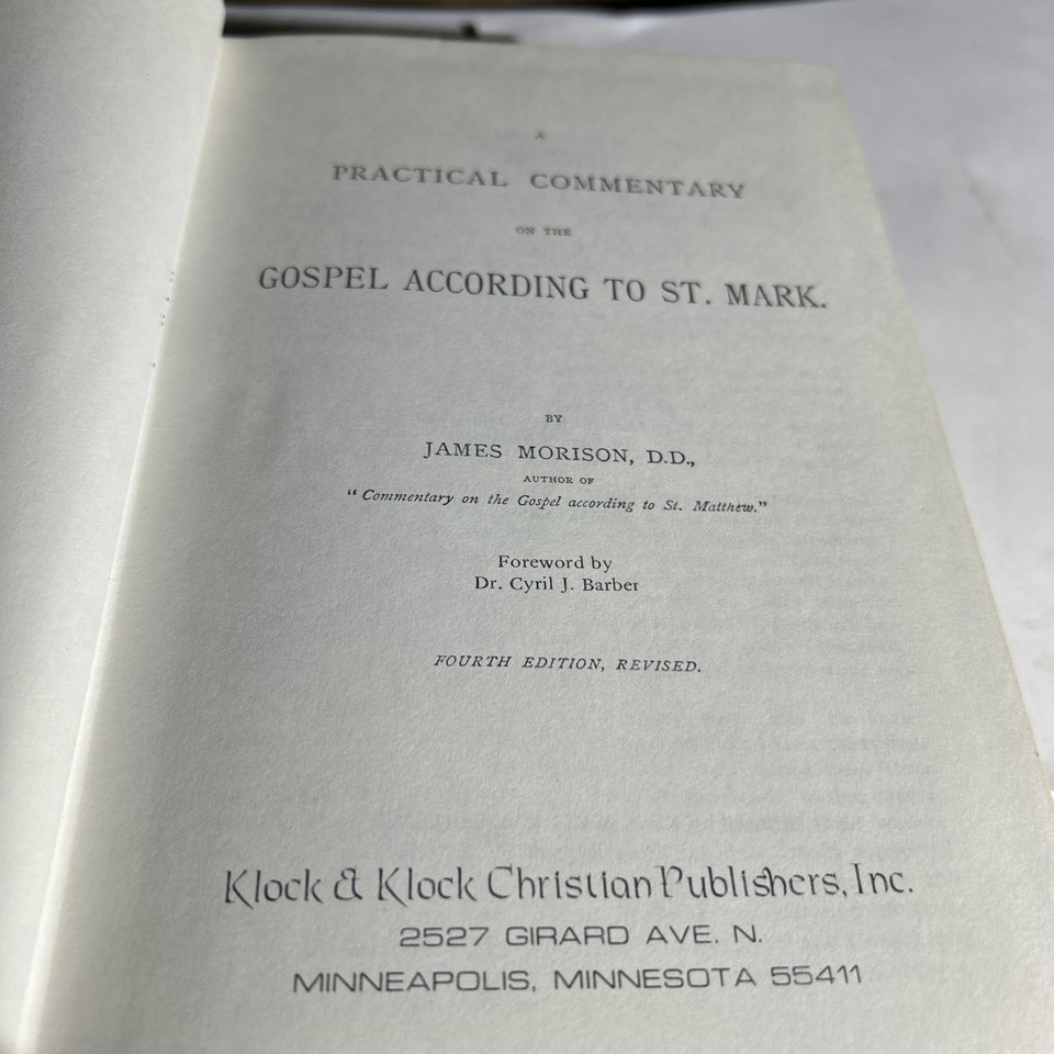 Lot Of 3 Commentaries On The Gospel Of Mark | eBay