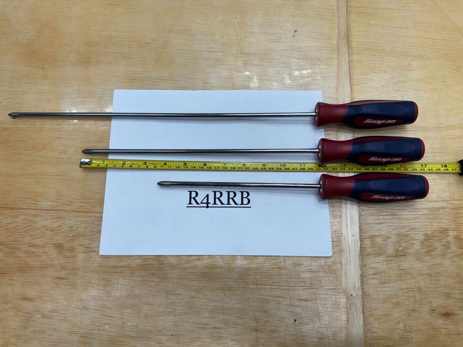 Snap-on Tools 3pc Instinct Hard Grip ALL P2 LONG Screwdrivers RED WHITE BLUE RWB | eBay