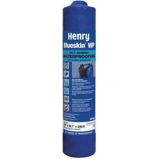 Henry HEWP200937 Waterproof Self Adhesive Membrane for sale online | eBay