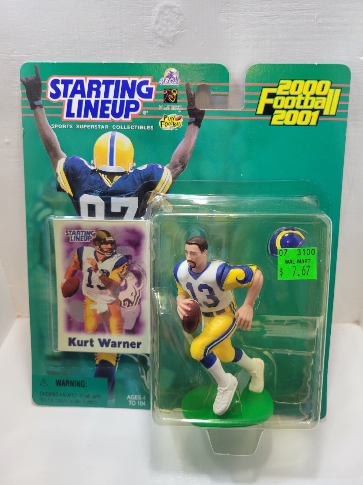 2000 2001 STARTING LINEUP HASBRO KURT WARNER ST,LOUIS RAMS | eBay