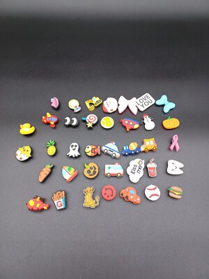 Lot of 37 CROC Charm Rings by Plugs Assorted Ages 3+ | eBay