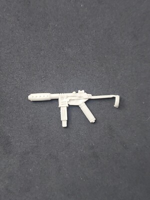 gi joe accessory pack white firefly gun smg | eBay