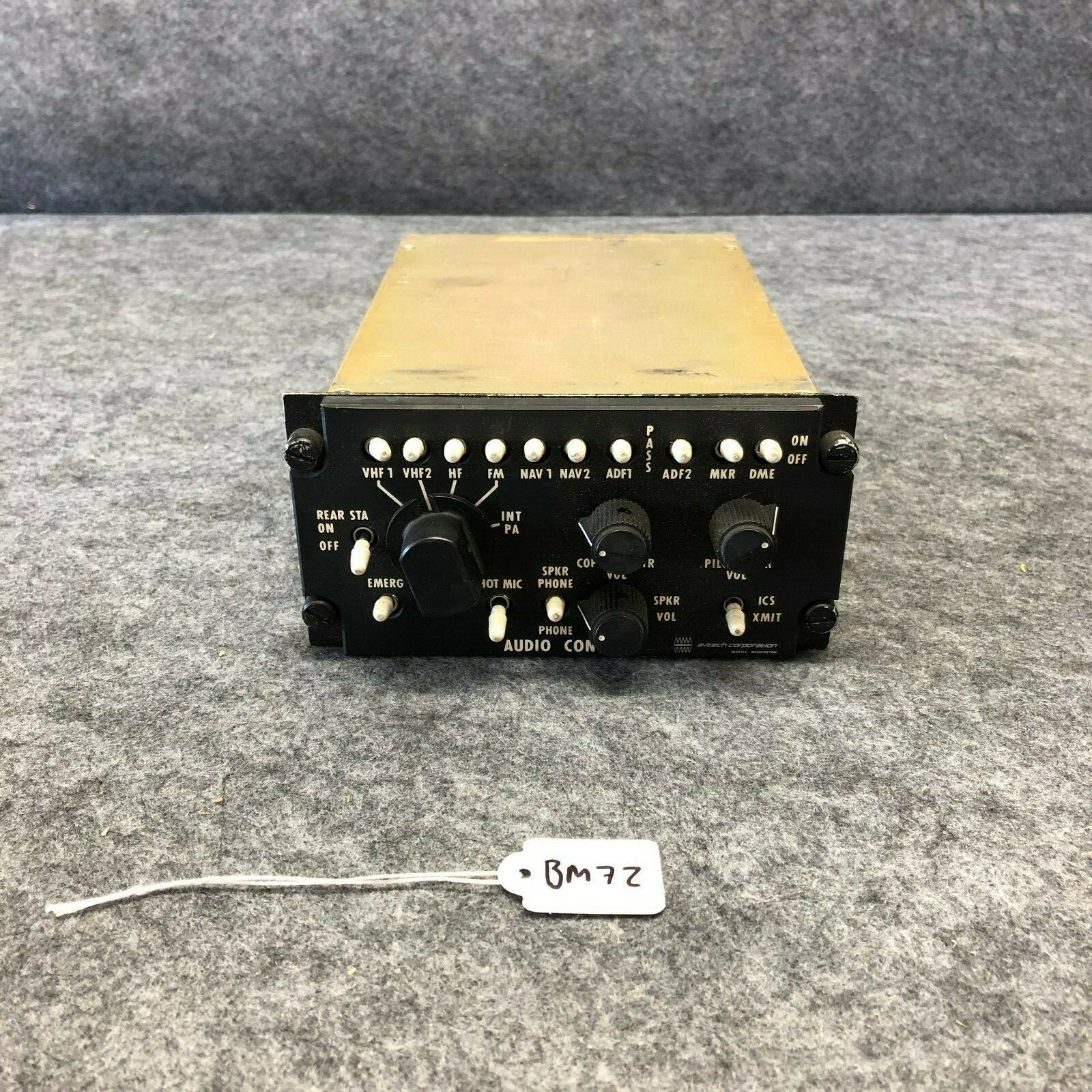 Avtech Audio Panel P/N 1866-1 | eBay