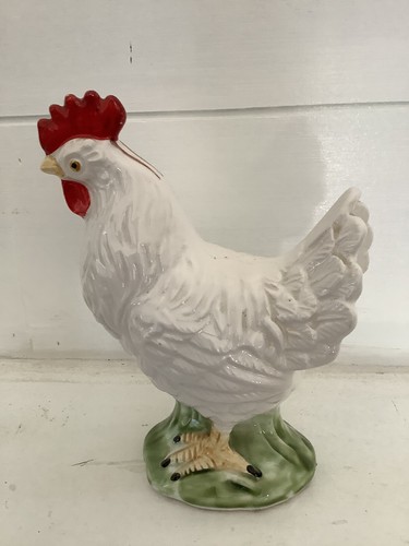 Lefton White Hen Figure 7” Tall Japan Farmhouse Decor Vintage | eBay