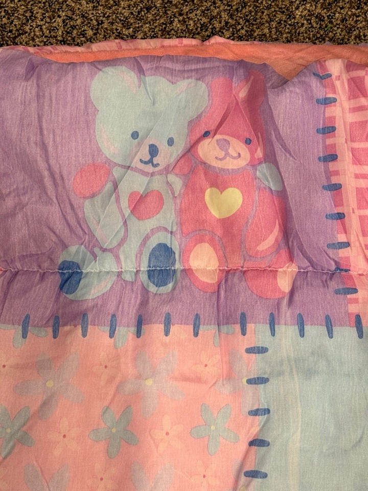 Vintage 1999 Mattel Barbie Sleeping Bag 30" x 57" Child Sleepover ...