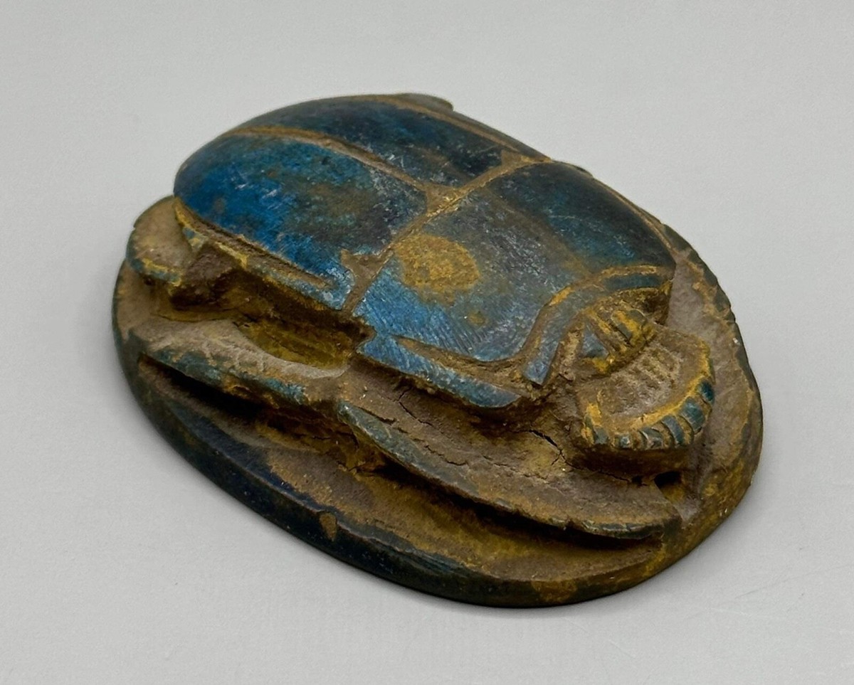 Old Egyptian Scarab Ancient Egyptian Scarab, 300 BC Or Older, Mitry