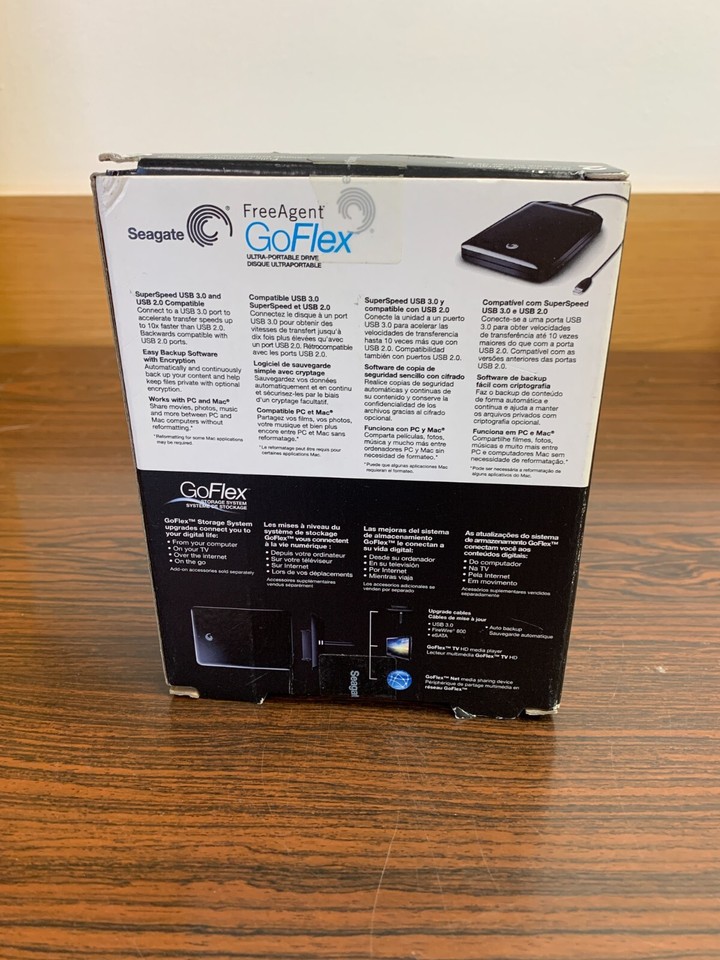 Seagate FreeAgent GoFlex 500 GB External 5400 RPM (STAA500105) Hard ...