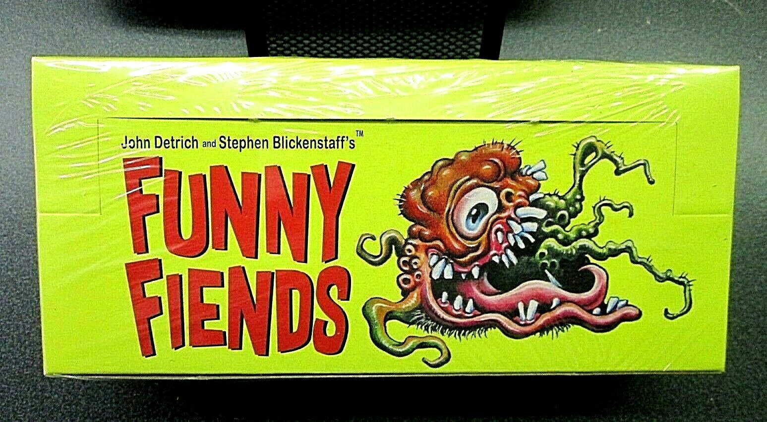 FUNNY FIENDS 24 pack TRADING CARDS 1 SEALED BOX ALA TOPPS UGLY STICKERS ...