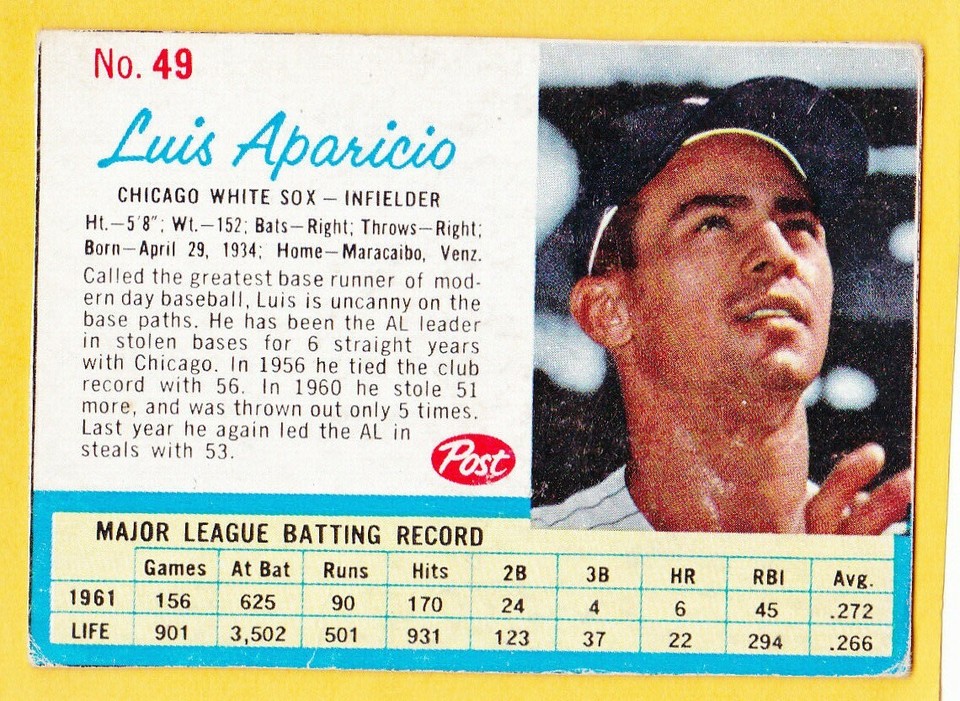 Post Baseball 1961 1962 1963 Yankees Tigers Jello all Teams AVG ex or ...