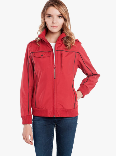 BAUBAX Women's Red Bomber Jacket Size XS Red | eBay