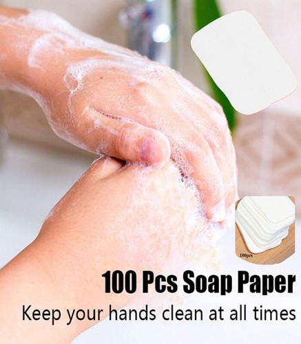 Soap Paper Sope Slice Travel Scented Foaming Bath Hand Washing Soap ...