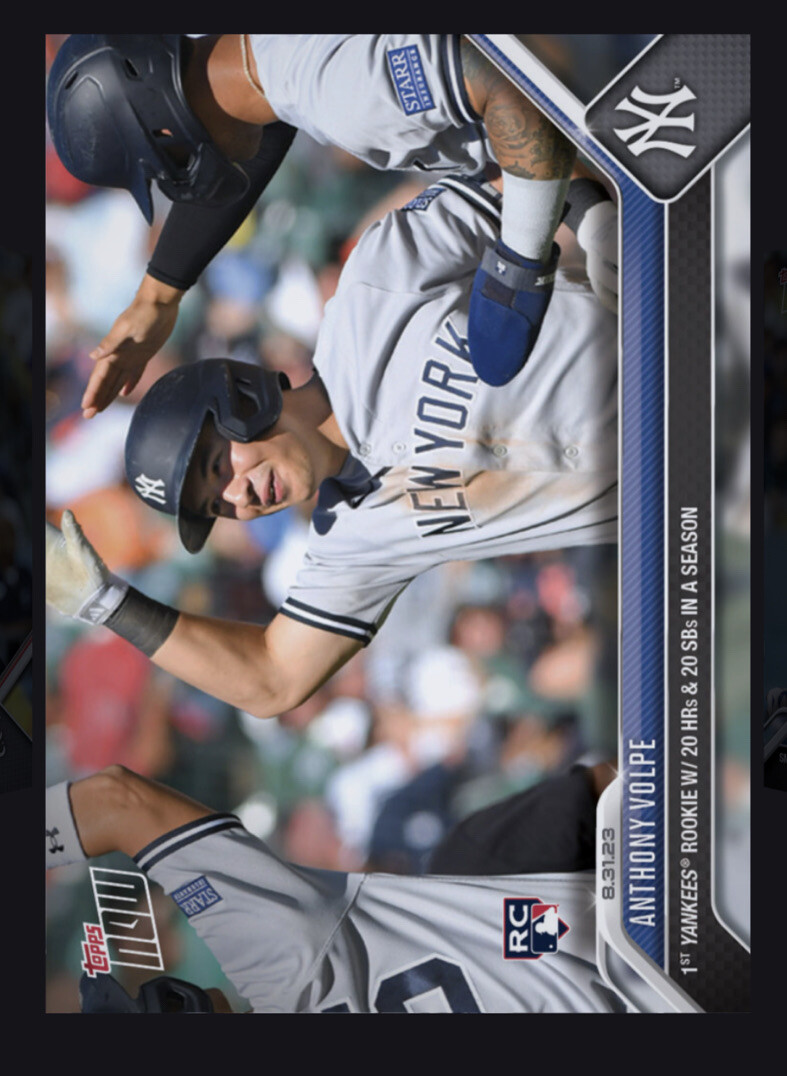 2023 TOPPS NOW 8/31- 20 HR/20 SB Rookie - ANTHONY VOLPE(Topps Bunt ...