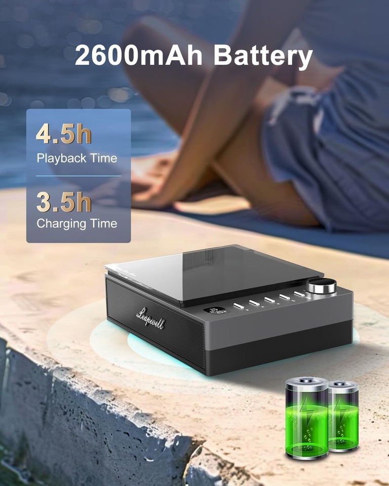 CD Player Portable, Leapwell Portable CD Player with Speakers Bluetooth ...