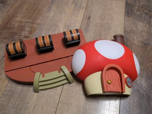 Nintendo Super Mario Deluxe Toad HOUSE & Base Only - Figure Not ...