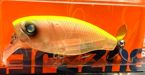 DEPS Buzzjet Jr Clear Chart Back 1/2oz 2.9" Topwater Propbait Noisy Rattles NIP | eBay