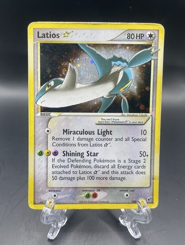 Gold Star 2005 Latios EX Deoxys #106/107 Holo Rare Pokemon HP 🔥🔥 | eBay