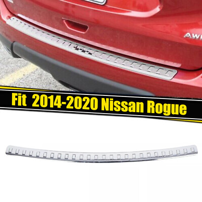 For 2014-2020 Nissan Rogue Chrome Rear Bumper Protector Cover Scratch ...