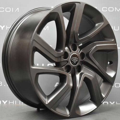 GENUINE LAND ROVER DISCOVERY 5 5085 21" INCH SATIN GREY ALLOY WHEELS X4 ...