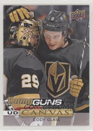CODY GLASS 2019-20 Upper Deck UD Canvas Young Guns Rookie RC SP #C231 ...