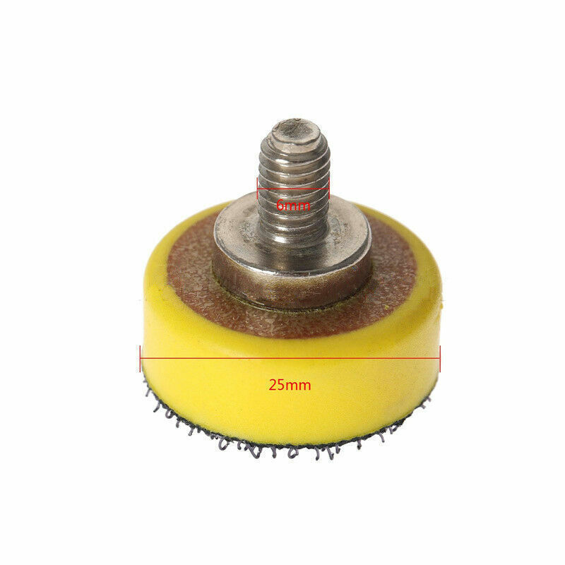 1" Inch 25mm Mixed Sponge Buffing Polishing Pads M6 Wheel Kit For Car ...