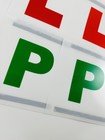 4 MAGNETIC L & P UK PLATES SECURE Quick Easy To Fix Learner P Sign ...