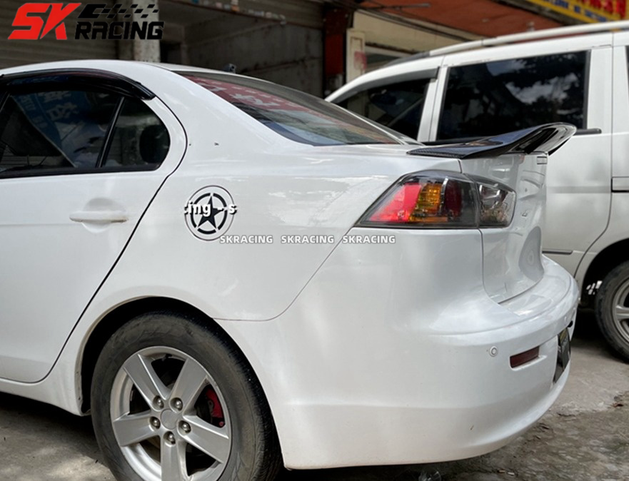 Carbon Fiber Rear Trunk Duck Spoiler Wing for Mitsubishi Lancer EVO 10 ...