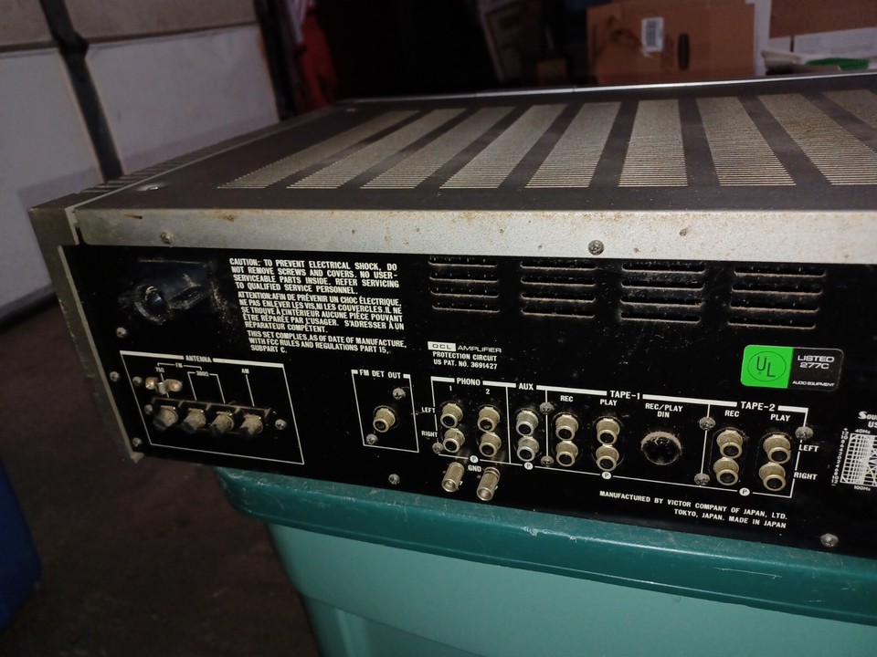 Vintage JVC JR-S501 Stereo Receiver with SEA Graphic Equalizer 120 WPC ...