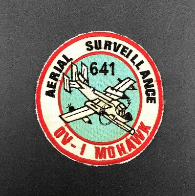 Vietnam Era 641st MI Aerial Surv 0V-1 Mohawk Army Aviation Patch OEF ...