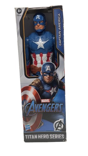 Marvel Avengers Titan Hero Series Captain America Action Figure, 12 ...