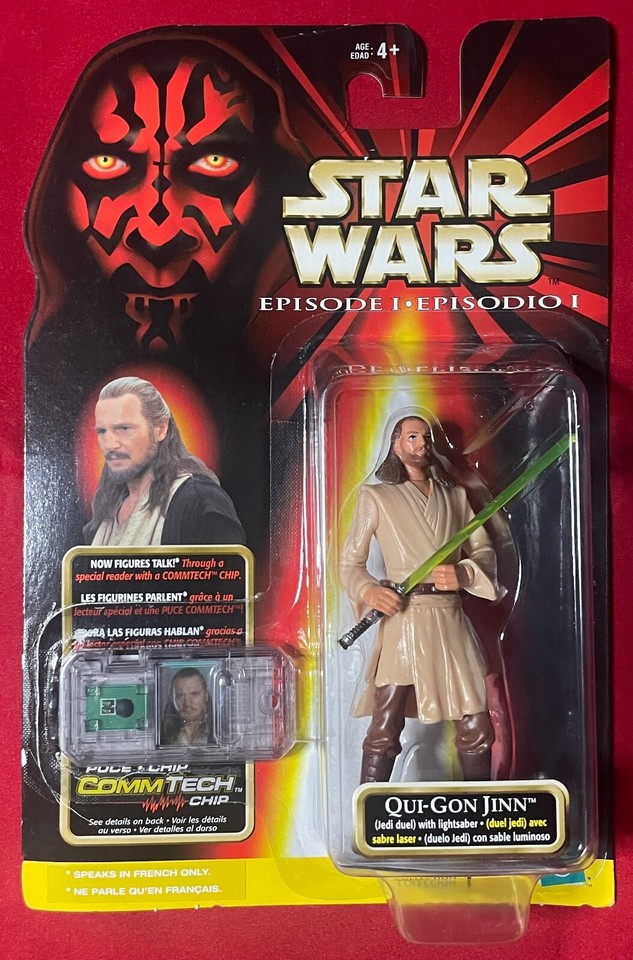 1:18-Scale 1998 Star Wars: Episode I Qui-Gon Jinn & Ric Olié Boxed ...