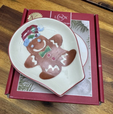 Lenox China Home For The Holidays Gingerbread Man Spoon Rest, NEW in ...