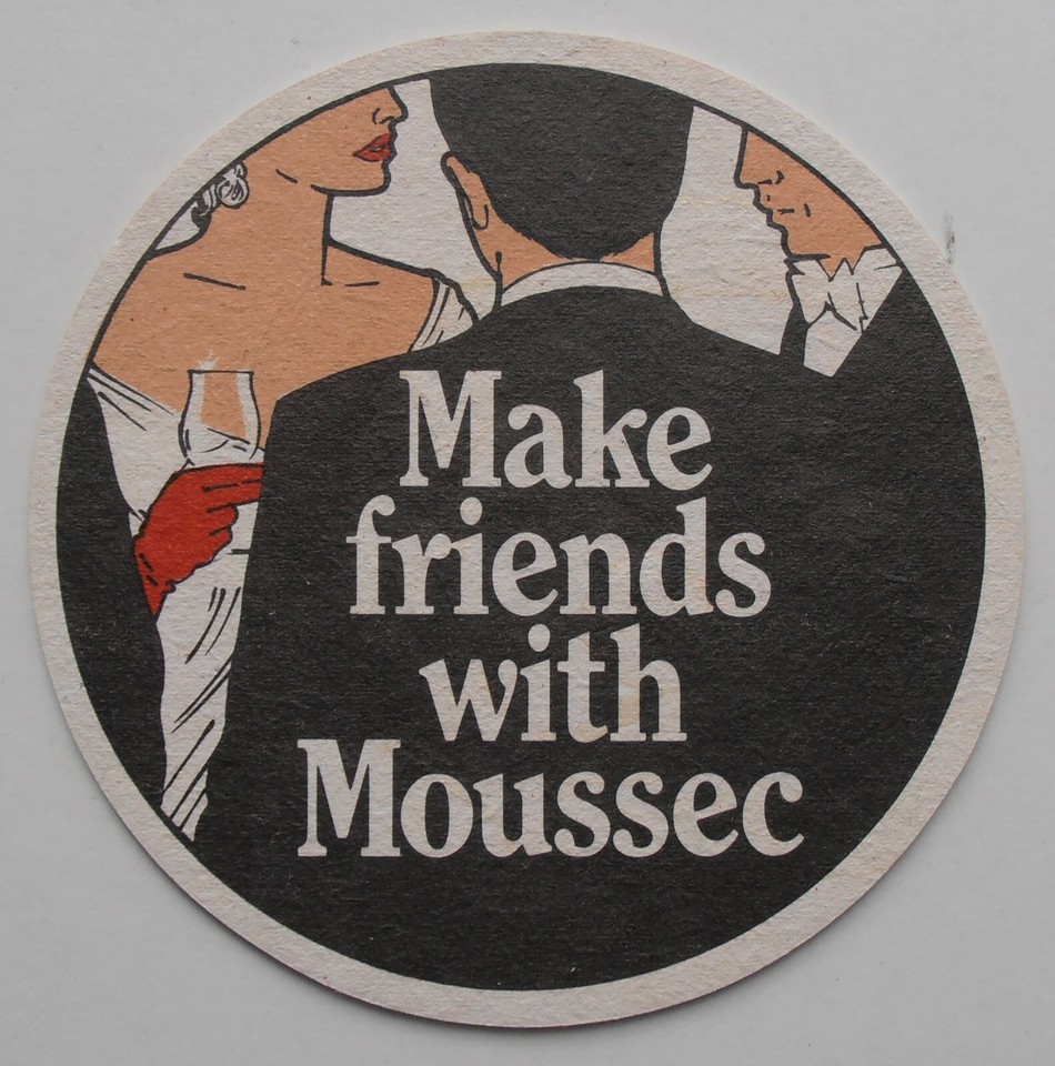 MAKE FRIENDS WITH MOUSSEC BEERMAT | eBay