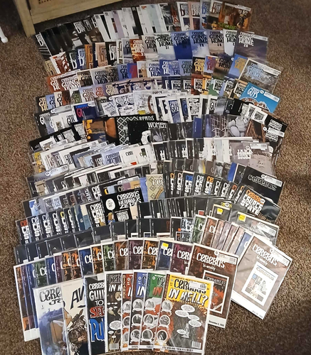 Cerebus the Aardvark 1-300 COMPLETE RUN!!! 282 issues, graphic novels ...