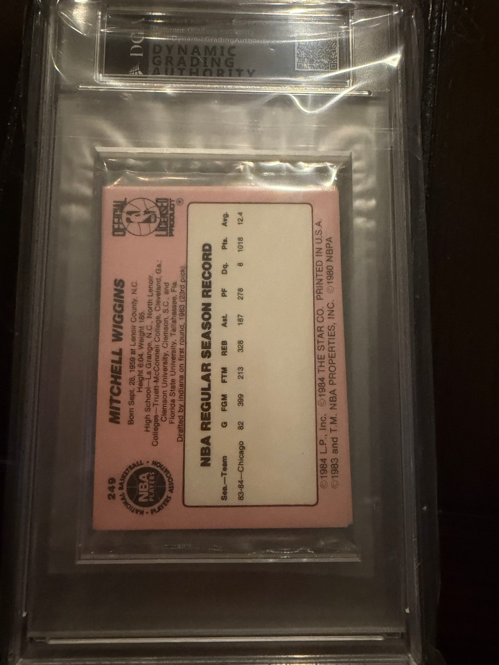 1984-85 Star Basketball Houston Rockets Team Bag DGA 9.0/8.5 POP 1 NONE ...