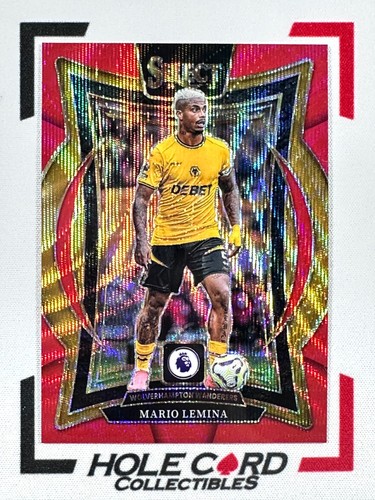 MARIO LEMINA 2024-25 Panini Select Premier League Soccer #30 Red Wave ...