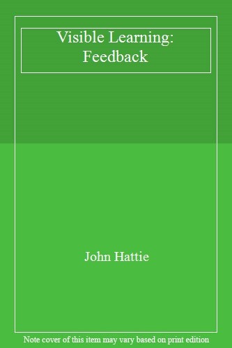 Visible Learning Feedback by Hattie New 9781138599895 Fast Free ...