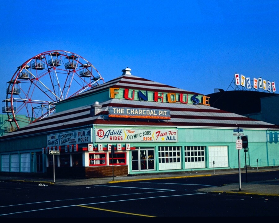 Palace Amusement Park Fun House Rides Asbury Park NJ 1978 photo 8x10 ...