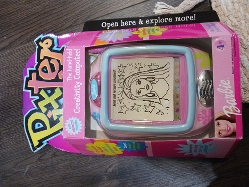 RARE Barbie Pixter Creativity System Computer Console 2002 New In ...