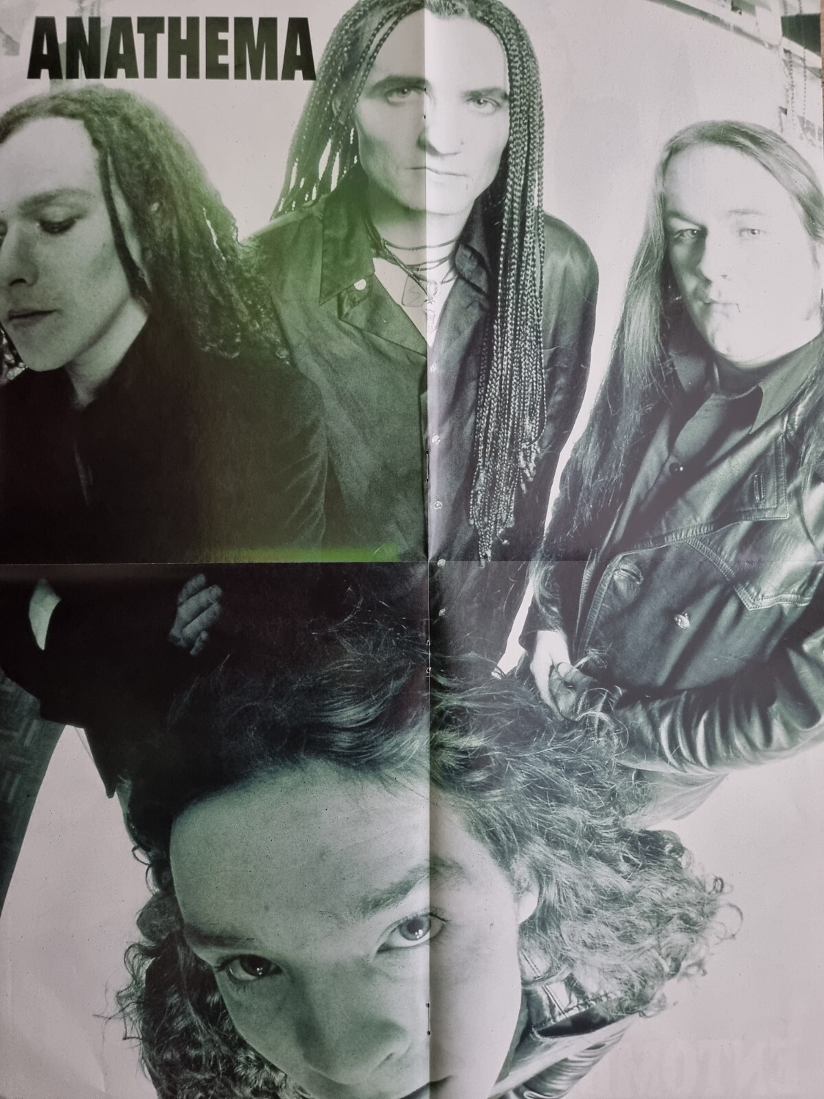 Poster: ANATHEMA from 1998 - 16 x 22 in. (40 x 55 cm) - MINT CONDITION ...