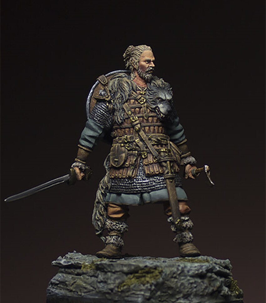 1/32 Scale Resin Ancient Warrior Figure Model Kit Unassembled Unpainted ...