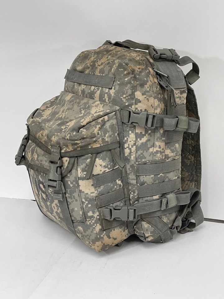 US MILITARY ACU MOLLE II ASSAULT PACK W/STIFFENER 3 DAY BACKPACK USED ...