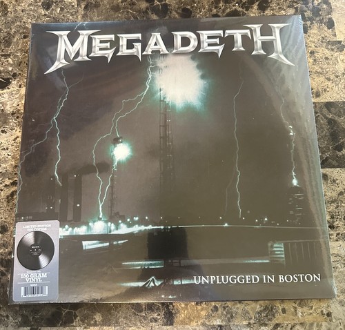 Megadeth - Unplugged in Boston, 1 Black Vinyl LP, Only 500 Made, RARE ...