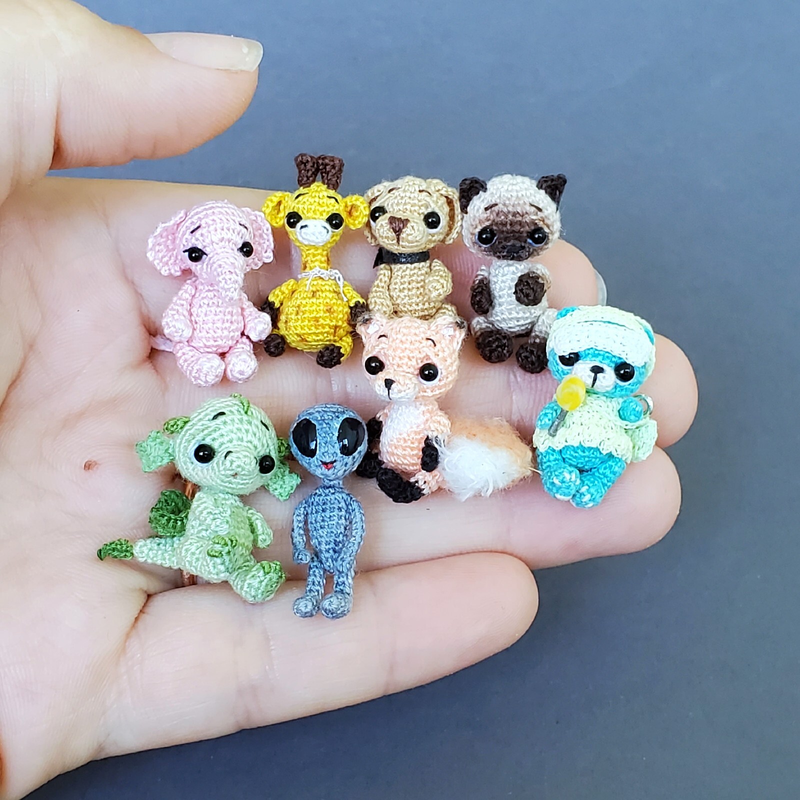 Custom Tiny micro Animal Figurine. Dollhouse miniature. Doll pet ...